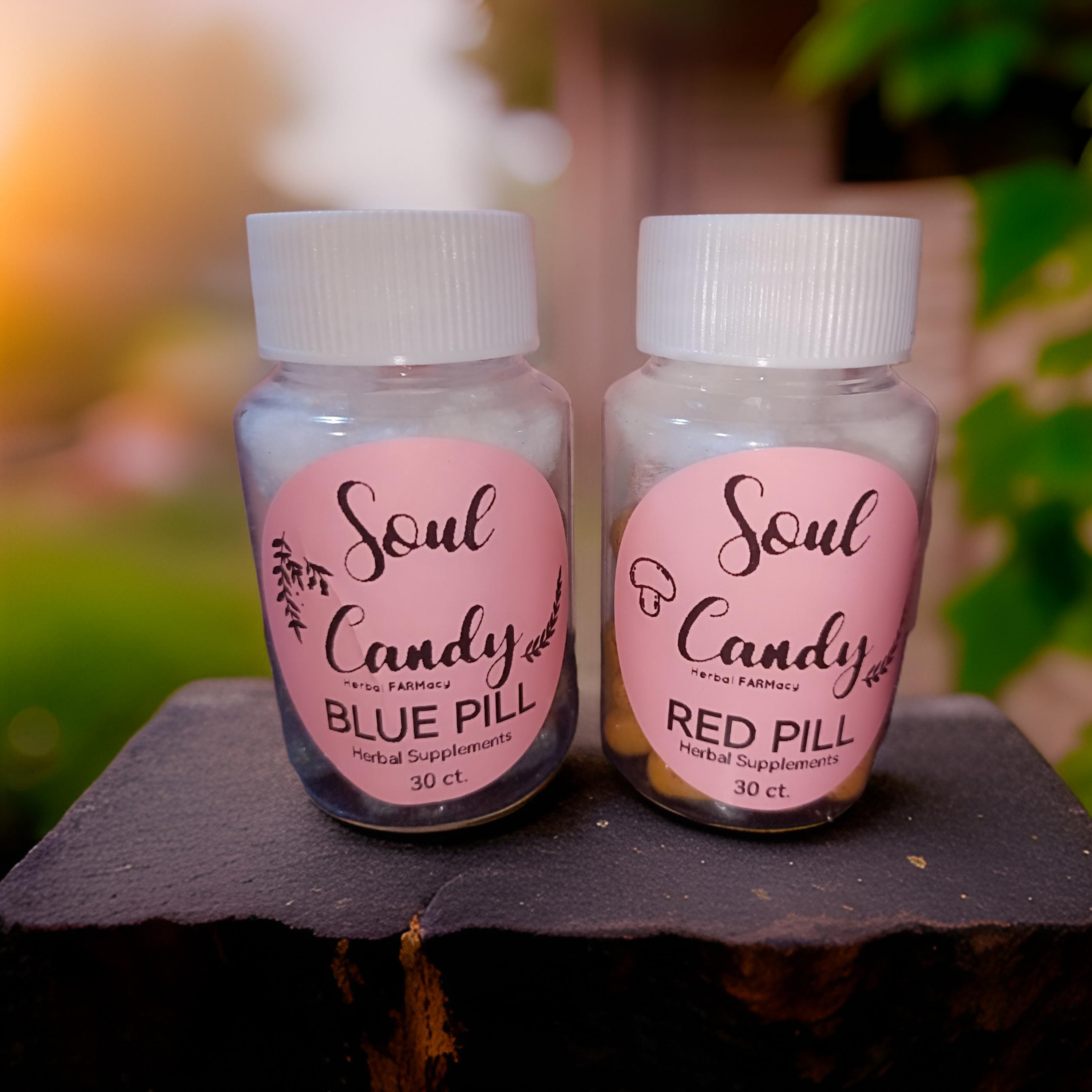 Red Pill & Blue Pill – Soul Candy Herbal FARMacy