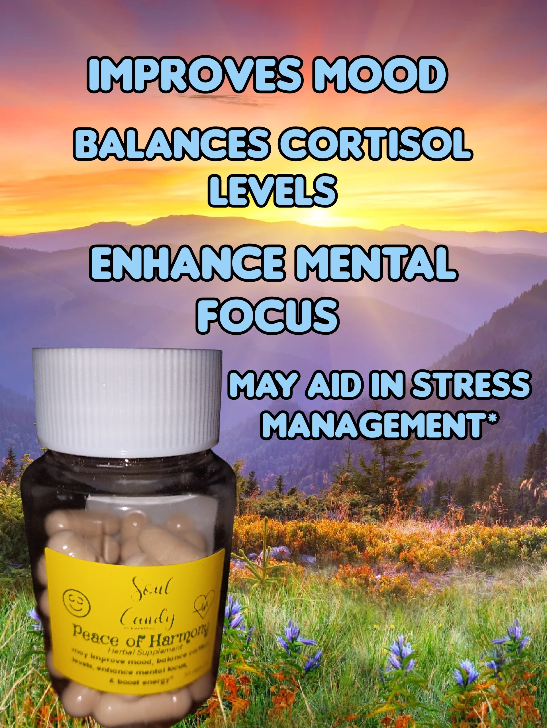Peace of Harmony (Capsules) – Soul Candy Herbal FARMacy